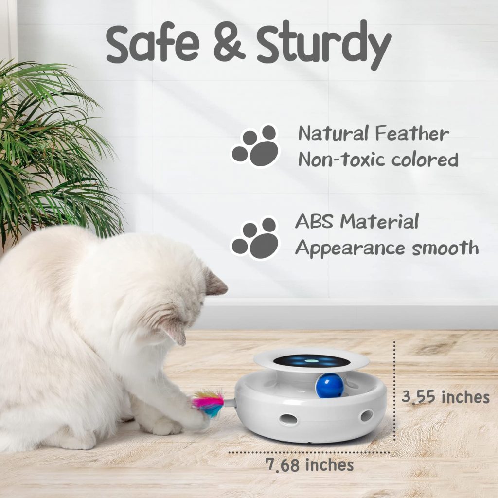 Buy 2in1 Interactive Cat Toys for Indoor Cats | Peppycats | #USA